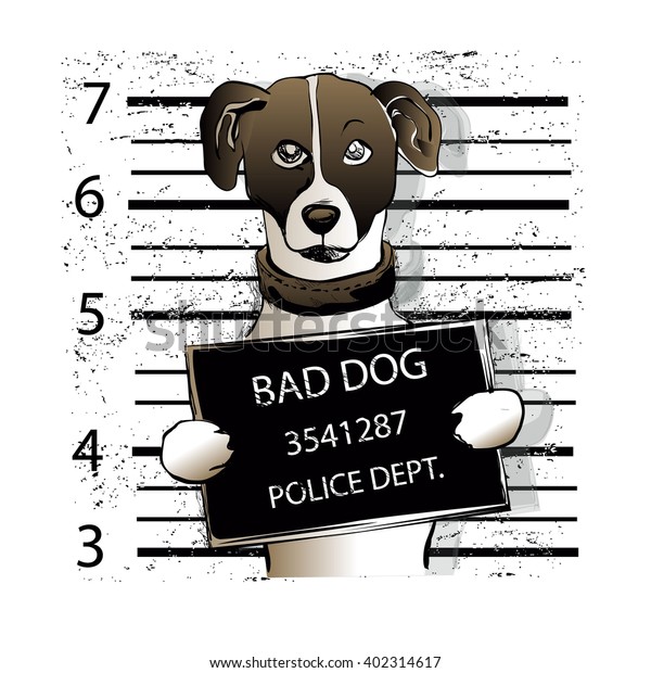 Cartoon Dog Prisoner Stock Vector (Royalty Free) 402314617 | Shutterstock