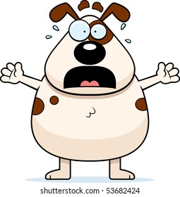 Cartoon Dog Scared Expression Stock Vector (Royalty Free) 53682424 ...