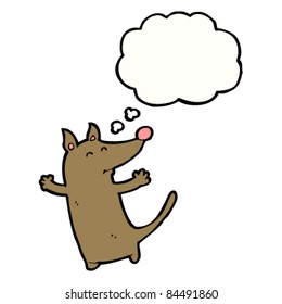 Cartoon Dog Thinking Stock Vector (Royalty Free) 84491860 | Shutterstock