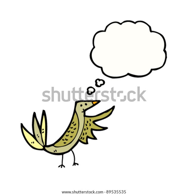 Cartoon Doodle Bird Pointing Stock Vector (Royalty Free) 89535535 ...