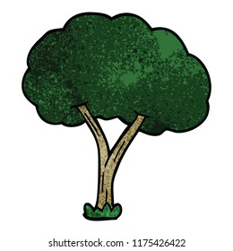 Cartoon Doodle Blooming Tree Stock Vector (Royalty Free) 1175426422 ...