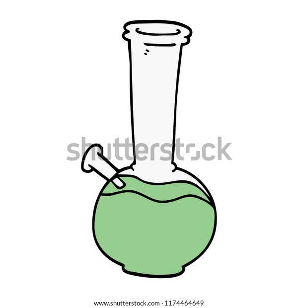 Cartoon Doodle Bong Stock Vector (Royalty Free) 1174464649 | Shutterstock