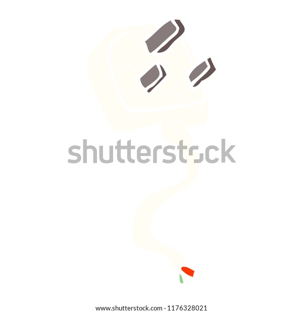 Cartoon Doodle British Plug Stock Vector (Royalty Free) 1176328021 ...
