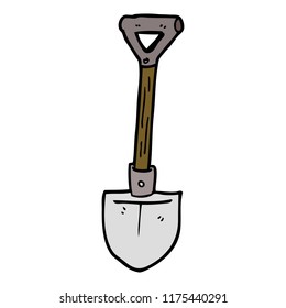 Cartoon Doodle Builders Spade Stock Vector (Royalty Free) 1175440291 ...