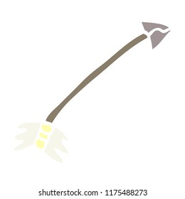 Cartoon Doodle Flying Arrow Stock Vector (Royalty Free) 1175488273 ...