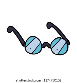 Cartoon Doodle Glass Spectacles Stock Vector (Royalty Free) 1174750102 ...