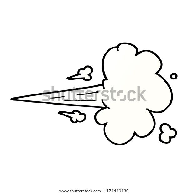 Cartoon Doodle Gust Air Stock Vector (Royalty Free) 1174440130 ...
