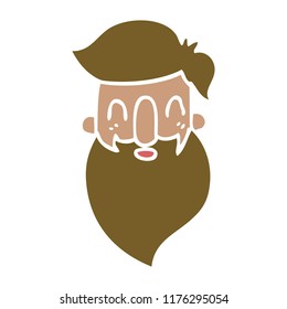 Cartoon Doodle Man Beard Stock Vector (Royalty Free) 1176295054 ...
