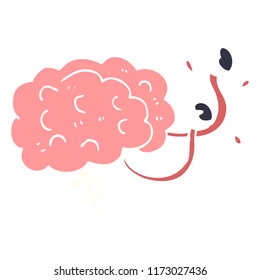 Cartoon Doodle Monster Brain Stock Vector (Royalty Free) 1173027436 ...