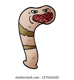 Cartoon Doodle Monster Leech Stock Vector (Royalty Free) 1175416525 ...
