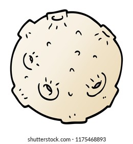 Cartoon Doodle Moon Craters Stock Vector (Royalty Free) 1175468893 ...
