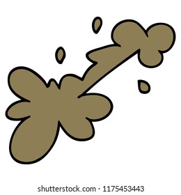 Cartoon Doodle Mud Splat Stock Vector (Royalty Free) 1175489290 ...