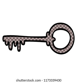 Cartoon Doodle Old Key Stock Vector (Royalty Free) 1173339430 ...