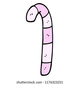 Cartoon Doodle Pink Candy Canes Stock Vector (Royalty Free) 1176323251 ...