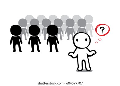 Cartoon Doodle Question Word Vector Stock Vector (Royalty Free ...