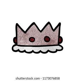 Cartoon Doodle Silver Crown Stock Vector (Royalty Free) 1173076858 ...