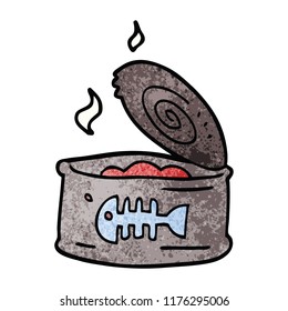 Cartoon Doodle Tin Tuna Stock Vector (Royalty Free) 1176295006 ...