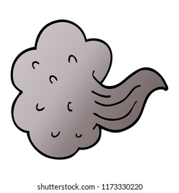 Cartoon Doodle Whooshing Cloud Stock Vector (Royalty Free) 1173330220 ...