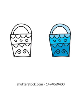 Cartoon Drawing Bucket Stock Vector (Royalty Free) 1474069400 ...