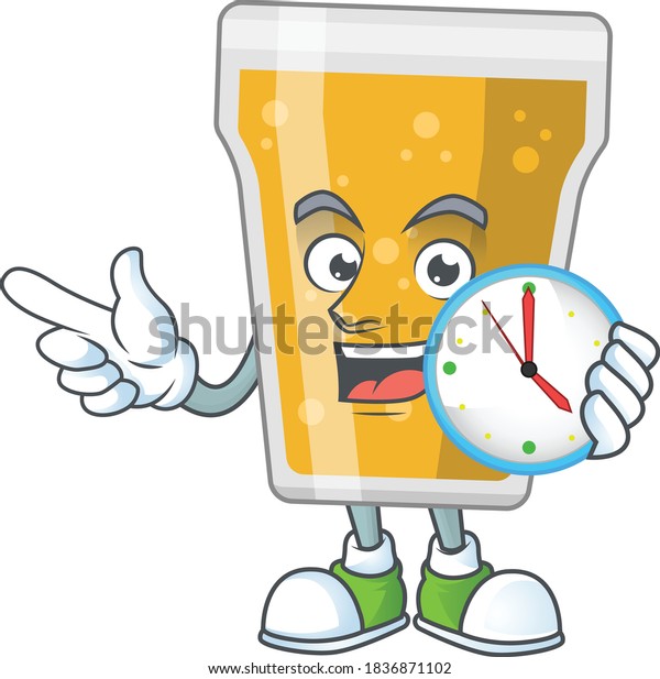Cartoon Drawing Concept Mug Beer Circle Stock Vector (Royalty Free ...