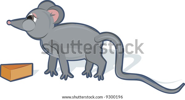Cartoon Drawing Cute Rodent Stock Vector (Royalty Free) 9300196 ...