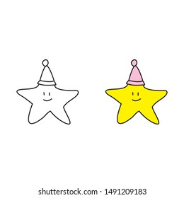 Cartoon Drawing Star Mascot Stock Vector (Royalty Free) 1491209183 ...