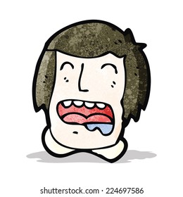 Cartoon Drooling Man Stock Vector (Royalty Free) 224697586 | Shutterstock