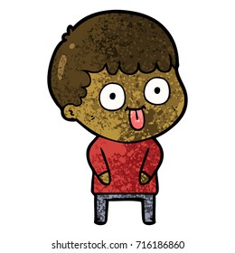 niño tonto de caricatura: vector de stock (libre de regalías) 716186860 ...