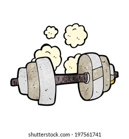 Cartoon Dumbbell Stock Vector (Royalty Free) 209893915
