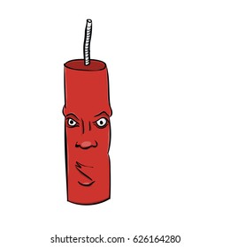 Cartoon Dynamite Pop Art Comic Style Stock Vector (Royalty Free) 626164307