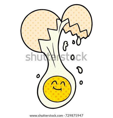 Cartoon Egg Yolk Stock Vector (Royalty Free) 729875947 - Shutterstock