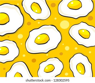 Cartoon Eggs Background Stock Vector (Royalty Free) 128302595 ...