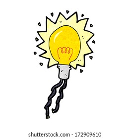 Cartoon Electric Light Bulb Stock Vector (Royalty Free) 186520922