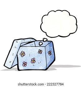 Cartoon Empty Gift Box Stock Vector (Royalty Free) 222327784 | Shutterstock