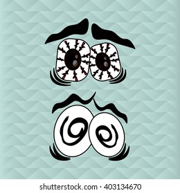 Cartoon Face Design Vector Illustration Stock Vector (Royalty Free ...