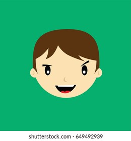 Cartoon Face Vector Art Stock Vector (Royalty Free) 649492939 ...