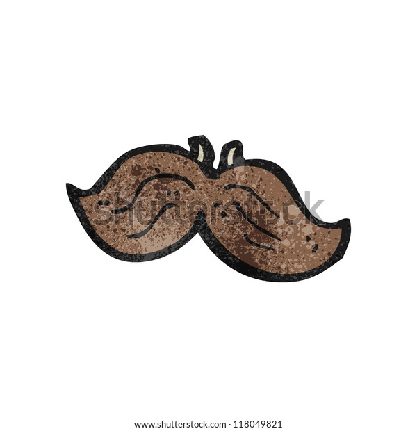 Cartoon Fake Mustache Stock Vector (Royalty Free) 118049821 | Shutterstock