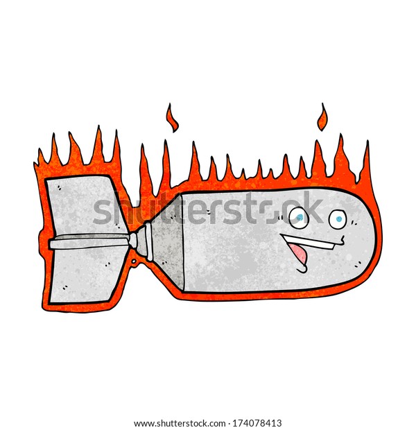 Cartoon Falling Bomb Stock Vector (Royalty Free) 174078413 | Shutterstock