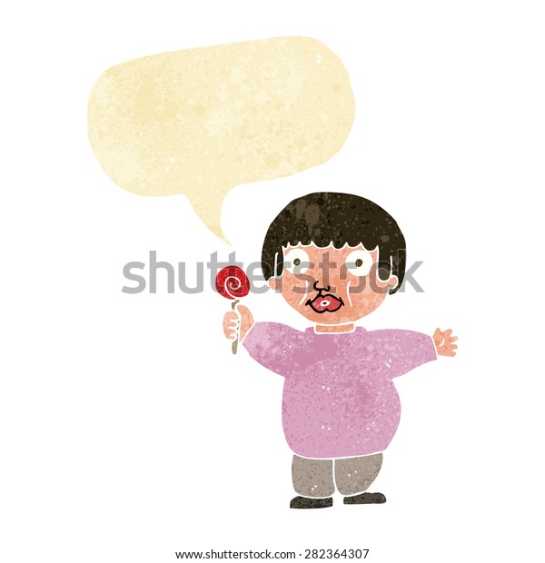 Cartoon Fat Child Stock Vector (Royalty Free) 282364307 | Shutterstock