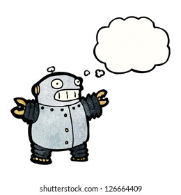 Cartoon Fat Robot Stock Vector (Royalty Free) 126664409 | Shutterstock