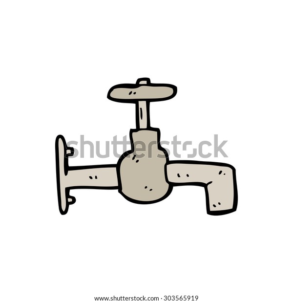 Cartoon Faucet Stock Vector (Royalty Free) 303565919 | Shutterstock
