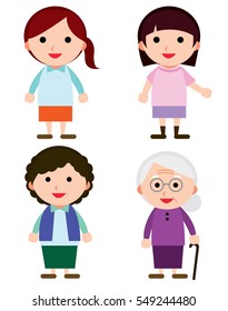 Cartoon Female Stock Vector (Royalty Free) 549244480