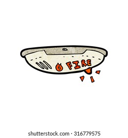 Cartoon Fire Alarm Stock Vector (Royalty Free) 303567995