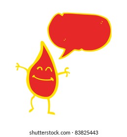 Cartoon Fire Character Stock Vector (Royalty Free) 83825443 | Shutterstock