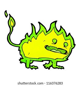 Cartoon Fire Monster Stock Vector (Royalty Free) 116376283 | Shutterstock