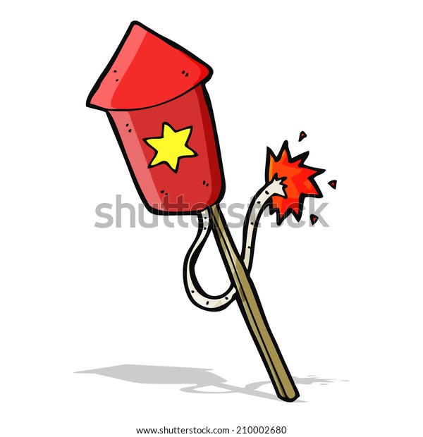 Cartoon Firework Burning Fuse Stock Vector (Royalty Free) 210002680 ...