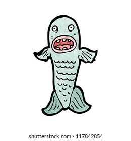 Scared Fish Cartoon Stock Vector (Royalty Free) 71022259 | Shutterstock