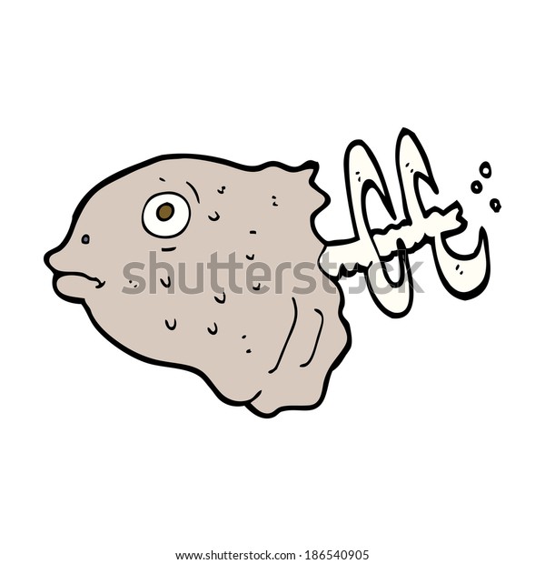 Cartoon Fish Head Stock Vector (Royalty Free) 186540905 | Shutterstock