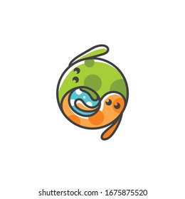 Cartoon Fish Logo Icon Vector Stock Vector (Royalty Free) 1675875520 ...