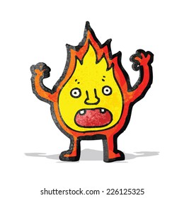 Screaming Fire Cartoon Stock Vector (Royalty Free) 67483900 | Shutterstock